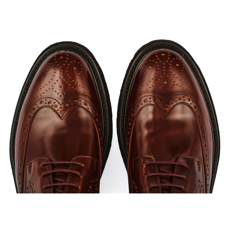 ΑΝΔΡΙΚΑ ΠΑΠΟΥΤΣΙΑ DERBY PORTOBELLO'S ΜΕ FULL BROGUES ΔΙΑΚΟΣΜΗΣΗ ΣΕ ...