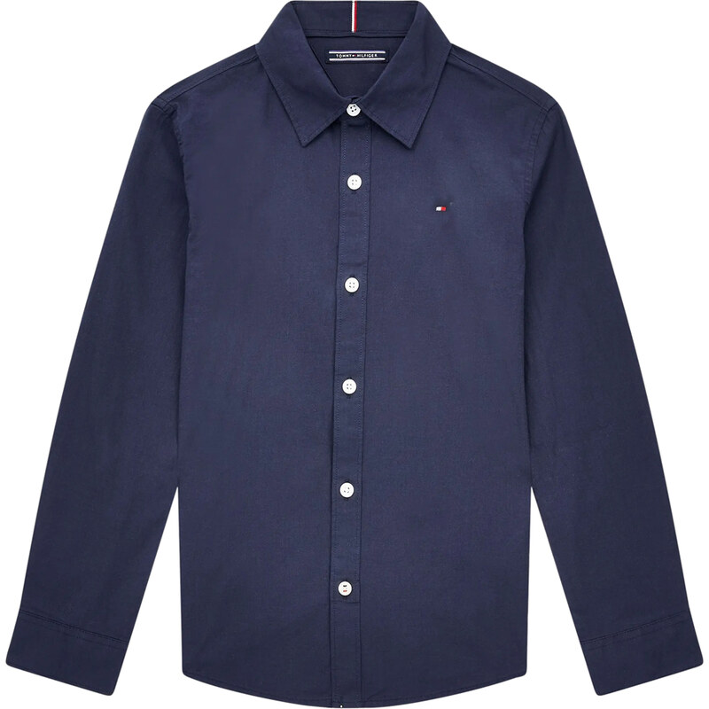 TOMMY HILFIGER STRETCH POPLIN ΠΑΙΔΙΚΟ ΠΟΥΚΑΜΙΣΟ ΑΓΟΡΙ KB0KB06965-C87 ...