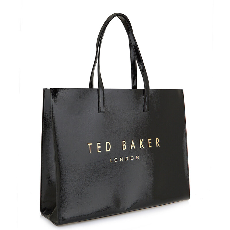 TED BAKER ΤΣΑΝΤΕΣ ΩΜΟΥ ΜΑΥΡΟ ΒΕΡΝΙ - GLAMI.gr