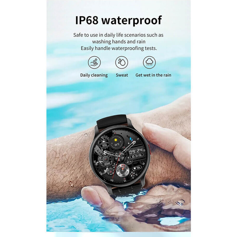 Smartwatch Microwear MX11 - Black Steel - GLAMI.gr