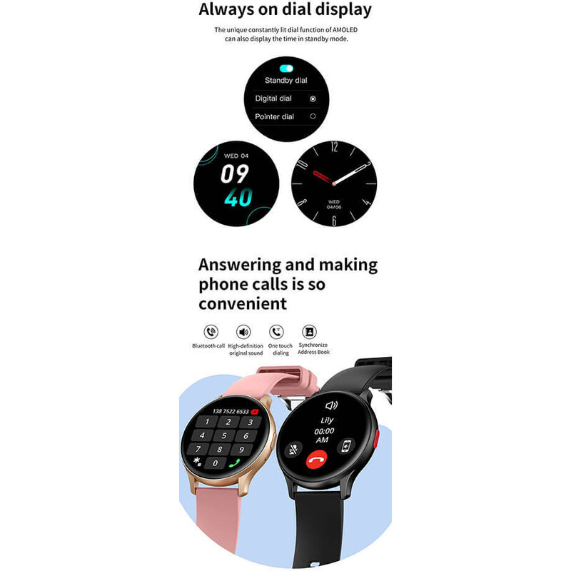 Smartwatch Microwear MX11 - Black Steel - GLAMI.gr