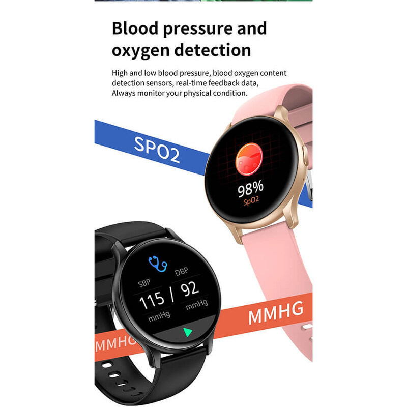 Smartwatch Microwear MX11 - Black Steel - GLAMI.gr