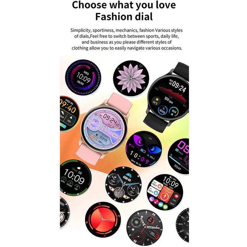 Smartwatch Microwear MX11 - Black Steel - GLAMI.gr