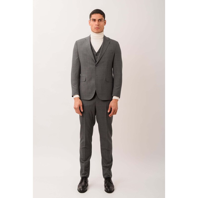 ΑΝΔΡΙΚΟ ΚΟΣΤΟΥΜΙ PORTOBELLO'S VITALE BARBERIS CANONICO S120'S ΣΕ ΣΚΟΥΡΟ ...