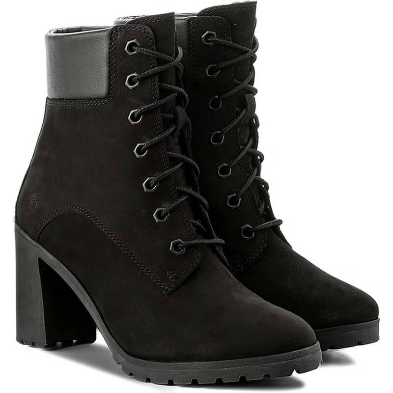 Γυναικεία Ψηλοτάκουνα Μποτάκια Timberland - Alli 6 Inch Lace Black ...