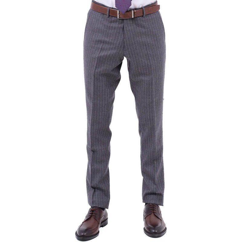 ΑΝΔΡΙΚΟ ΣΤΑΥΡΩΤΟ PINSTRIPE ΚΟΣΤΟΥΜΙ PORTOBELLO'S ΣΕ ΓΚΡΙ ΧΡΩΜΑ ΜΕ ...