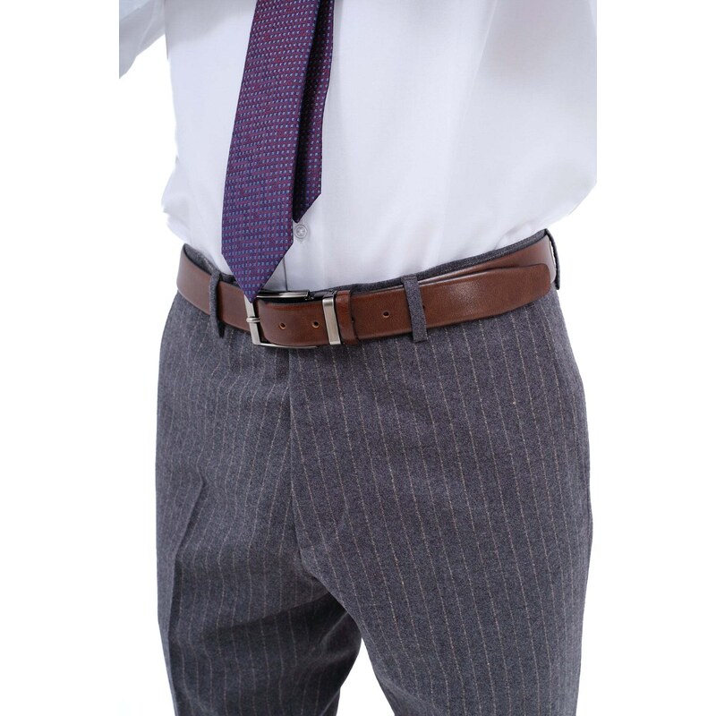 ΑΝΔΡΙΚΟ ΣΤΑΥΡΩΤΟ PINSTRIPE ΚΟΣΤΟΥΜΙ PORTOBELLO'S ΣΕ ΓΚΡΙ ΧΡΩΜΑ ΜΕ ...