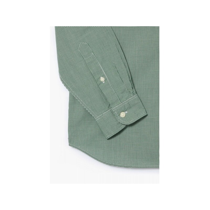 Ανδρικά Πουκάμισα CH5621 Πράσινο Βαμβάκι Lacoste - GLAMI.gr