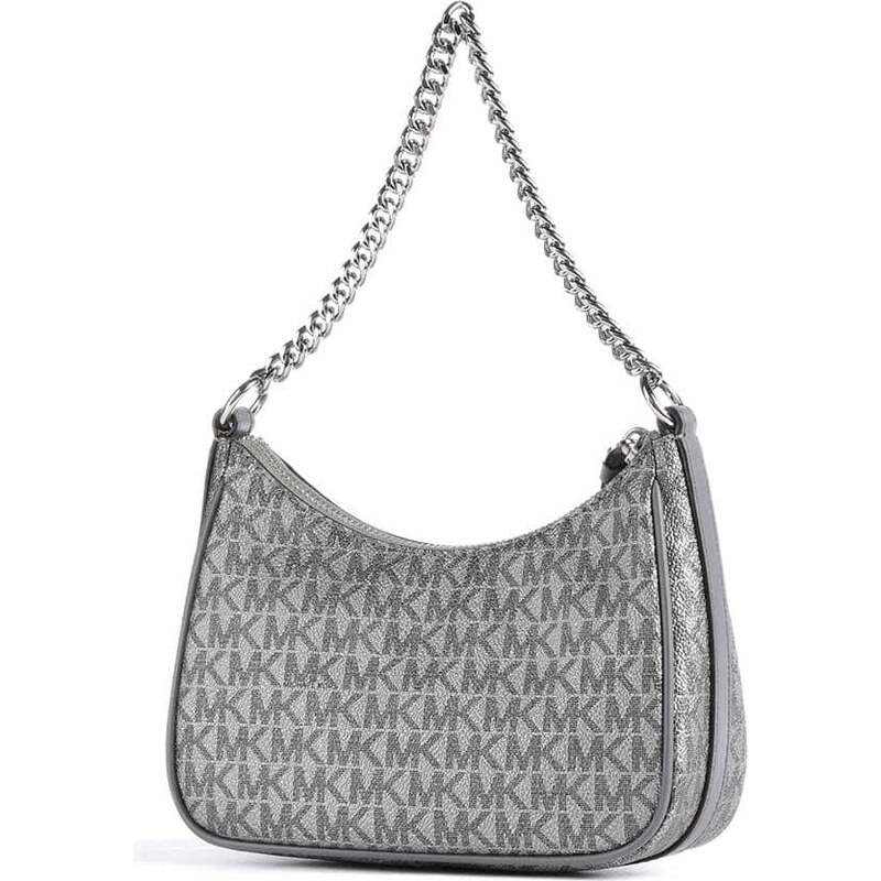 MICHAEL KORS Τσαντακι Sm Chain Pouchette 32H3ST9C1K 148 dk silver ...