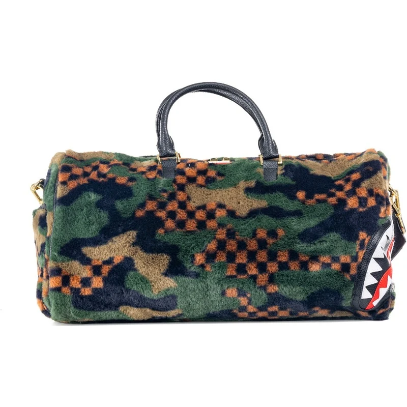 SPRAYGROUND FUR SIP CAMO DUFFLE D5745 Παραλλαγή - GLAMI.gr