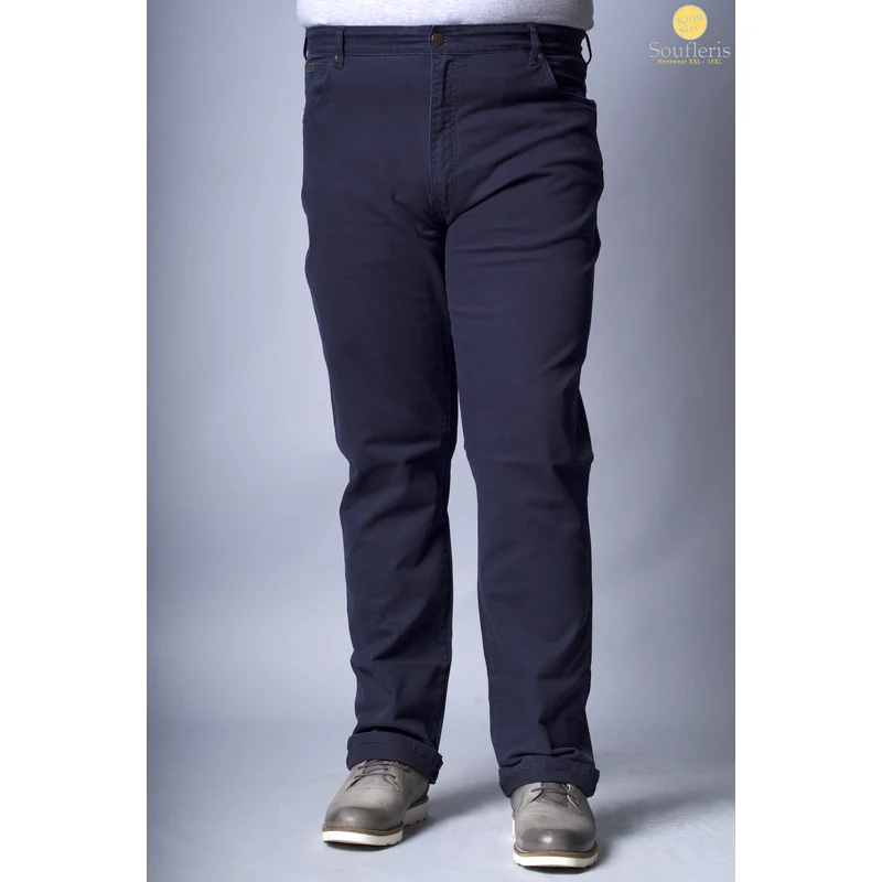 WRANGLER / LEE ΠΑΝΤΕΛΟΝΙ WRANGLER 5-ΤΣΕΠΟ ΒΑΜΒΑΚΕΡΟ ΕΛΑΣΤΙΚΟ. ΜΠΛΕ ...