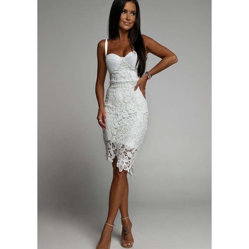 PerfectDress.gr bridal chic lace bandage φόρεμα Caprice - GLAMI.gr