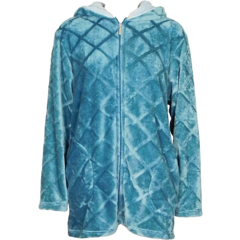 ΓΥΝΑΙΚΕΙΑ ΡΟΜΠΑ ΠΟΛΥΤΕΛΕΙΑΣ FLEECE ΜΕ ΦΕΡΜΟΥΑΡ ΚΑΙ ΚΟΥΚΟΥΛΑ KOYOTE ...