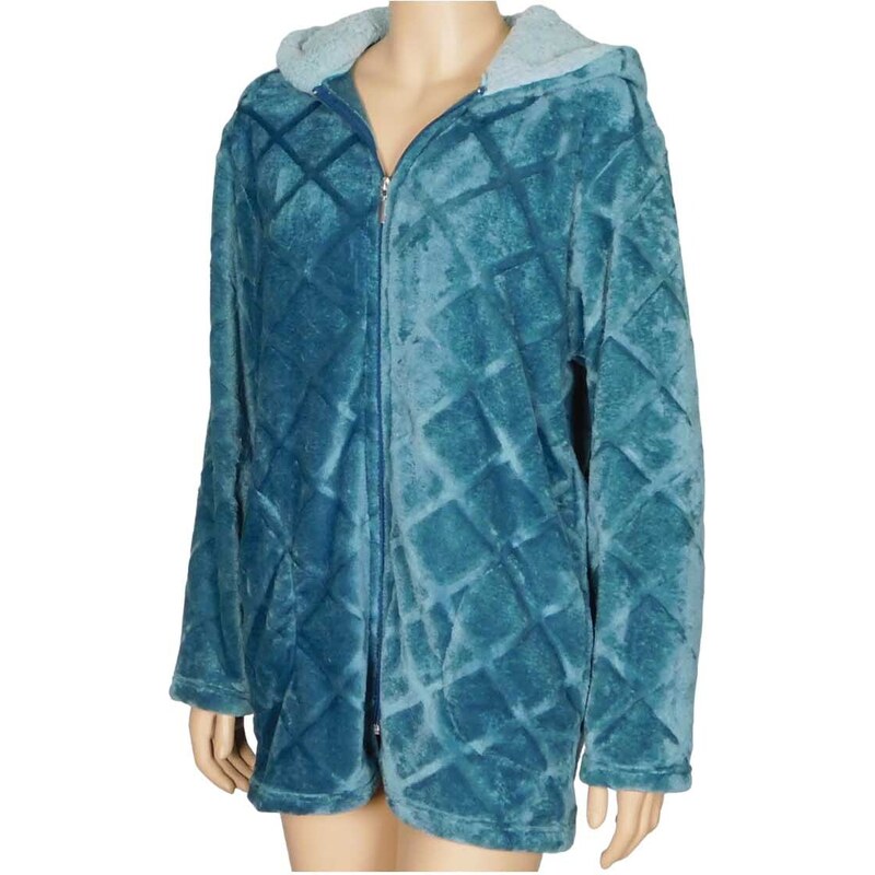 ΓΥΝΑΙΚΕΙΑ ΡΟΜΠΑ ΠΟΛΥΤΕΛΕΙΑΣ FLEECE ΜΕ ΦΕΡΜΟΥΑΡ ΚΑΙ ΚΟΥΚΟΥΛΑ KOYOTE ...