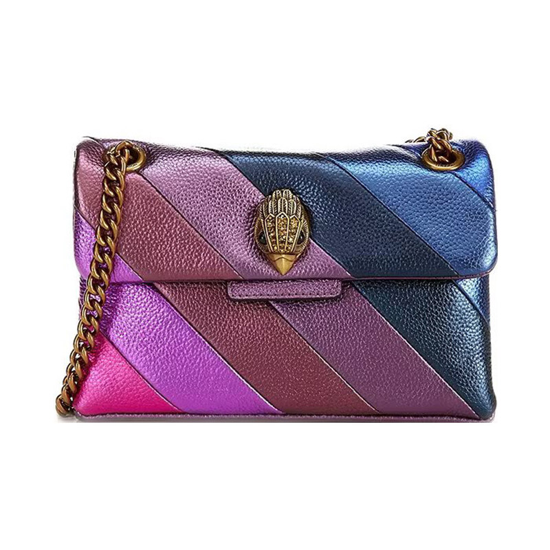 KURT GEIGER Τσαντακι Mini Kensington Leather 0433385109 85-blue/drk c ...