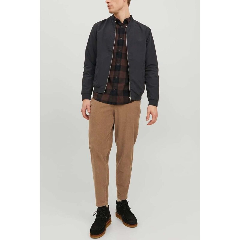 JACK & JONES Μπουφαν Jjroy Bomber Jacket 12237749 C-N10 black - GLAMI.gr