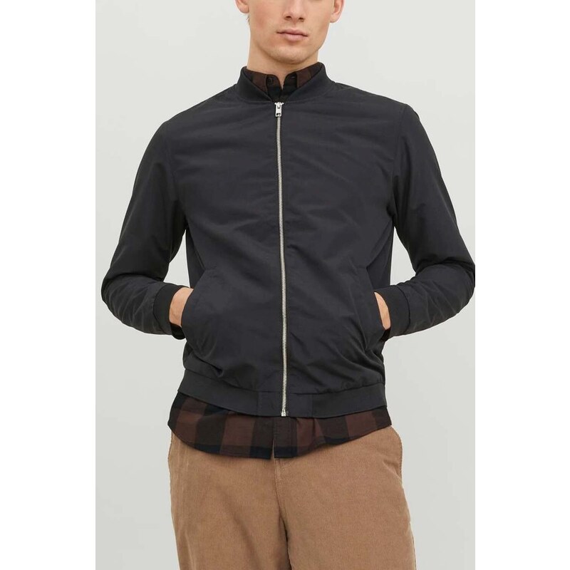 JACK & JONES Μπουφαν Jjroy Bomber Jacket 12237749 C-N10 black - GLAMI.gr