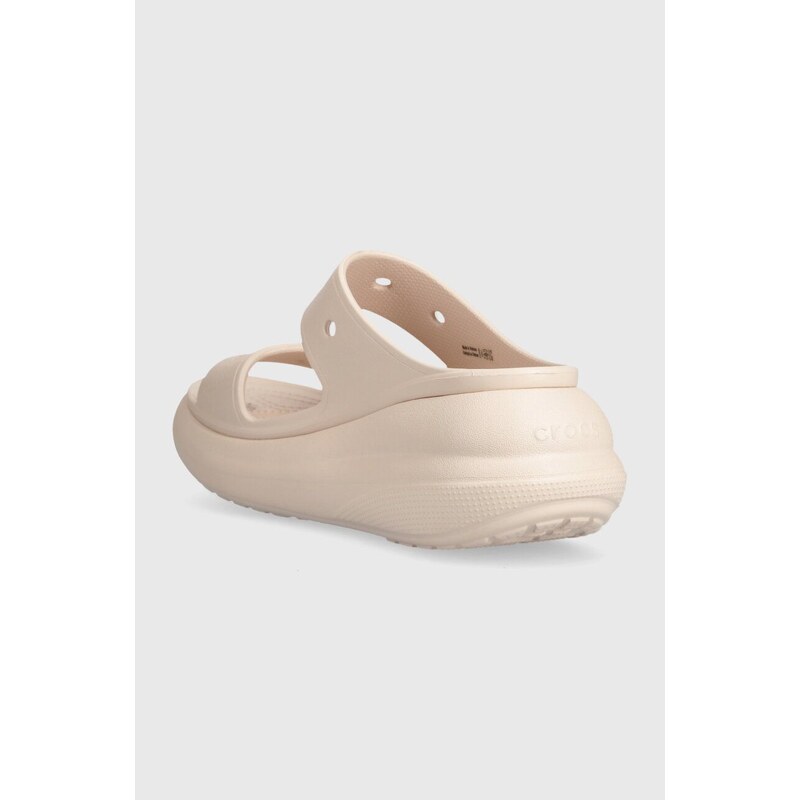 Παντόφλες Crocs Classic Crush Sandal Classic Crush Sandal χρώμα: ροζ ...