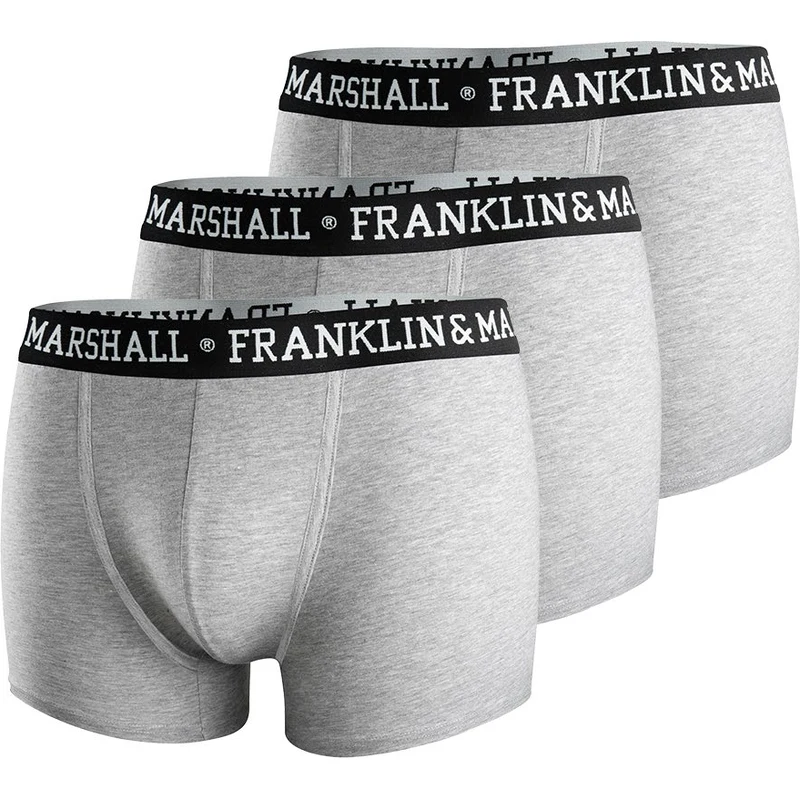 Franklin & Marshall Ανδρικά boxer Franklin and Marshall - Γκρι - Λευκό ...