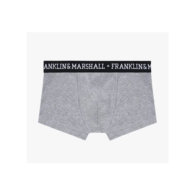Franklin & Marshall Ανδρικά boxer Franklin and Marshall - Γκρι - Λευκό ...