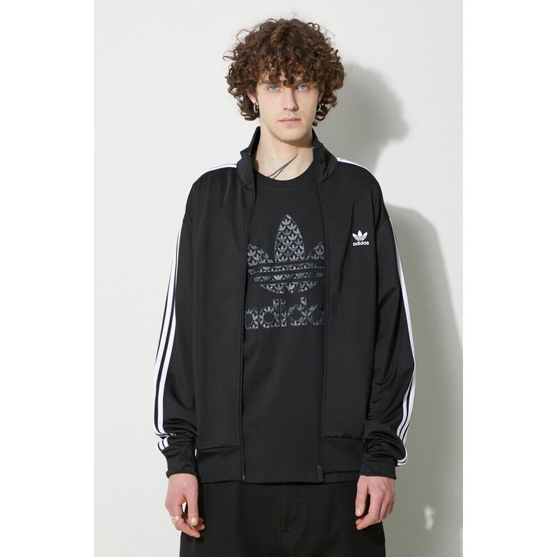 Μπλούζα adidas OriginalsAdicolor Classics Firebird χρώμα μαύρο IJ7058 ...