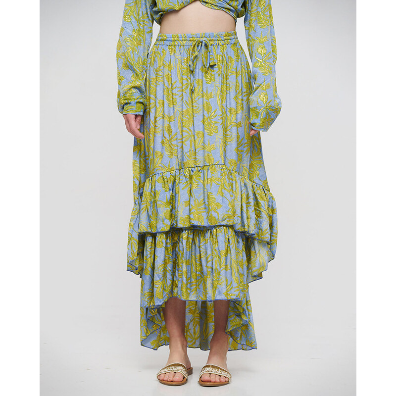 Ble Resort Collection ΦΟΥΣΤΑ ΜΑΚΡΙΑ ΑΣΥΜΜΕΤΡΗ ΜΕ ΒΟΛΑΝ - GLAMI.gr