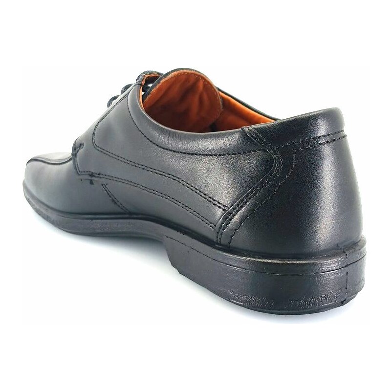 Boxer 10125 (μαύρο δέρμα) ανδρικά derby - GLAMI.gr