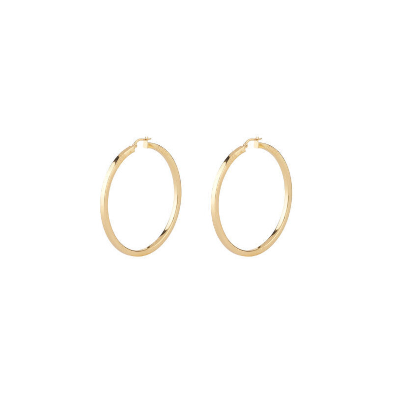 GUESS STEEL HOOPS I DID IT AGAIN JUBE04200JWYGT/U Χρυσά Σκουλαρίκια ...
