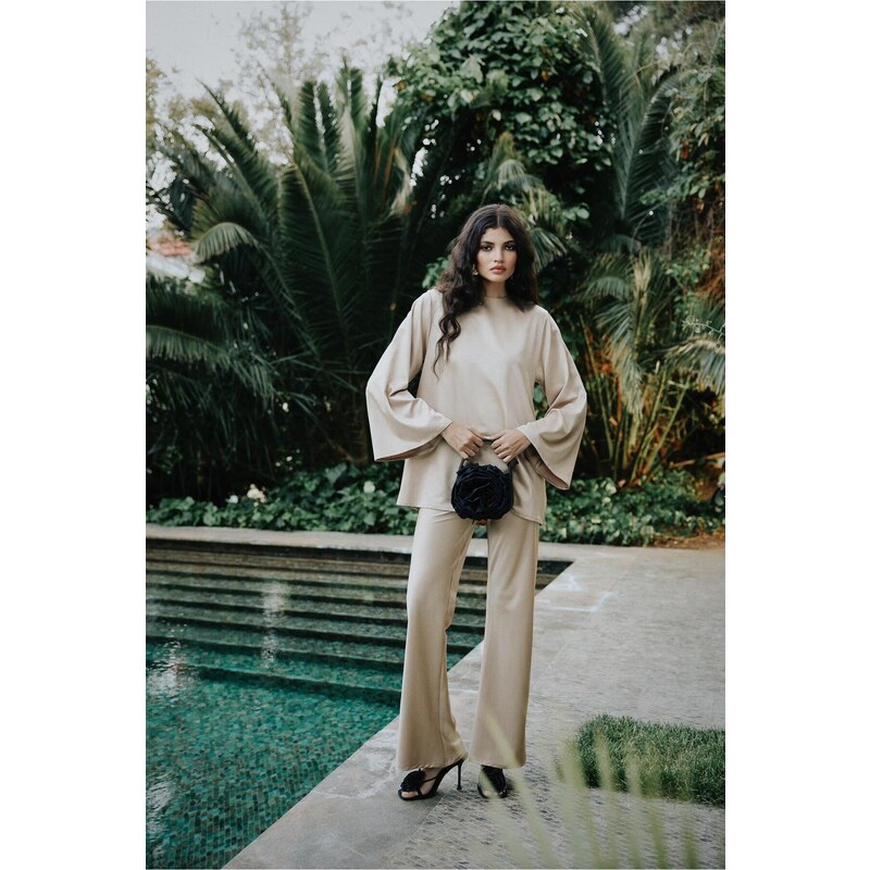 Suud Collection Βραδινό φόρεμα & φόρεμα χορού - Καφέ - Γραμμή Α - GLAMI.gr