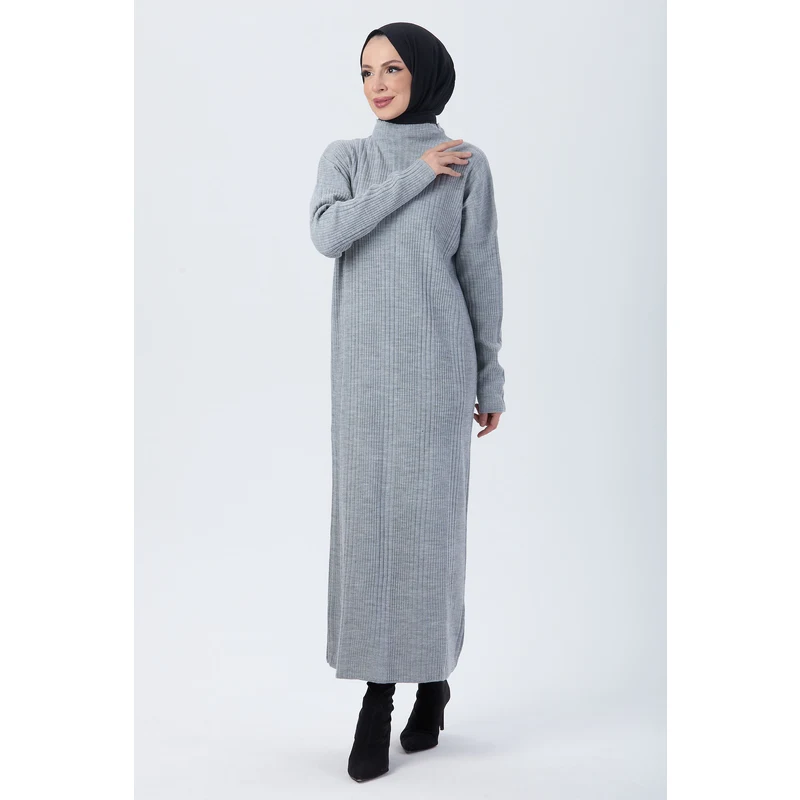 TOFİSA Φόρεμα - Γκρι - Γραμμή Α - GLAMI.gr