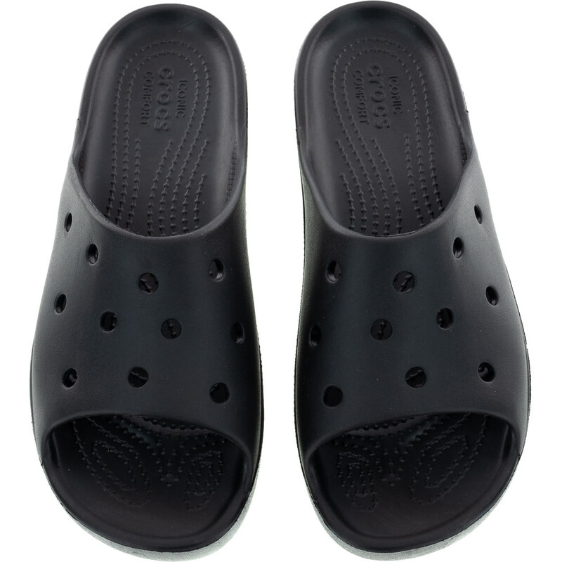 CROCS CLASSIC SLIDES ΜΕ ΠΛΑΤΦΟΡΜΑ BLACK ΜΑΥΡΟ 208180-001 BLACK - GLAMI.gr