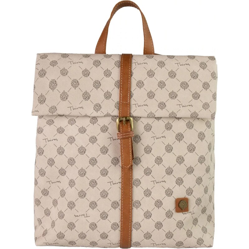 Thiros Τσάντα πλάτης με καπάκι Olivia 30-5051-ELEPHANT - GLAMI.gr