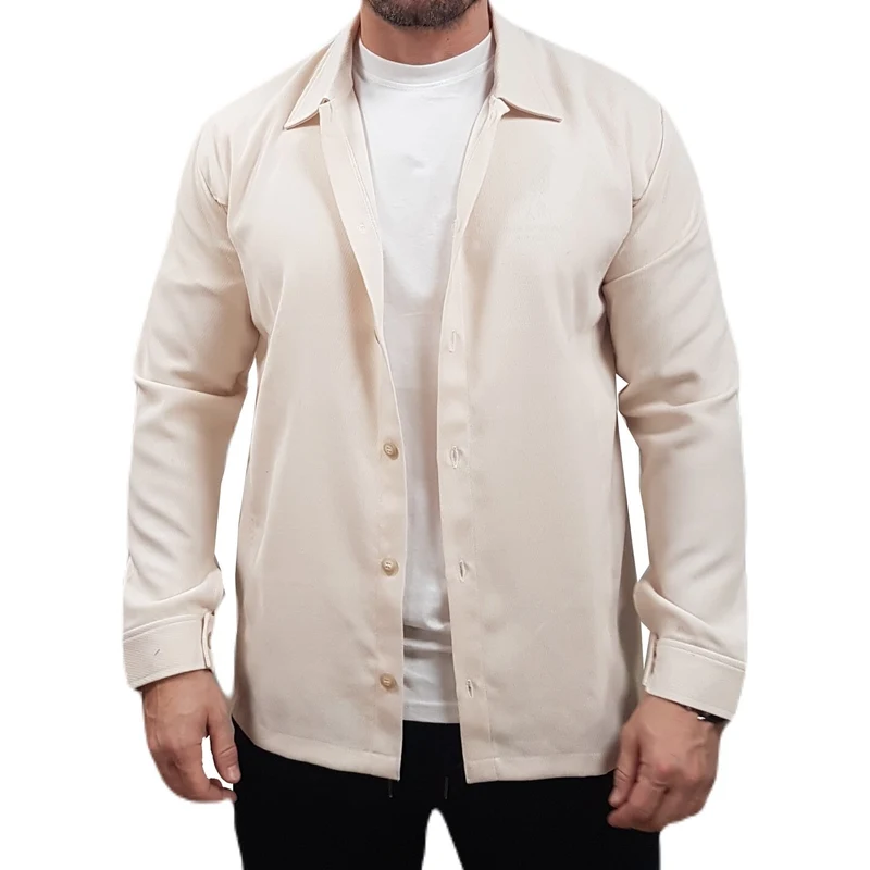Martini MRT MRT Martini - 4433-pedro - Ecru - Overshirt Jacket - GLAMI.gr