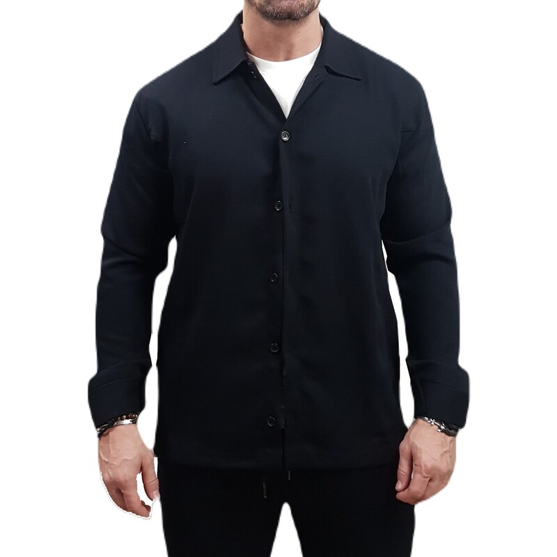 Martini MRT MRT Martini - 4433-pedro - Blue/Black - Overshirt Jacket ...