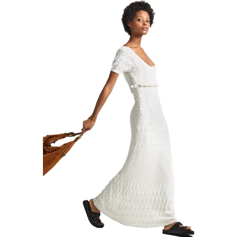 PEPE JEANS 'GOLDIE' OPEN KNIT MAXI ΦΟΡΕΜΑ ΓΥΝΑΙΚEIO PL953525-808 - GLAMI.gr