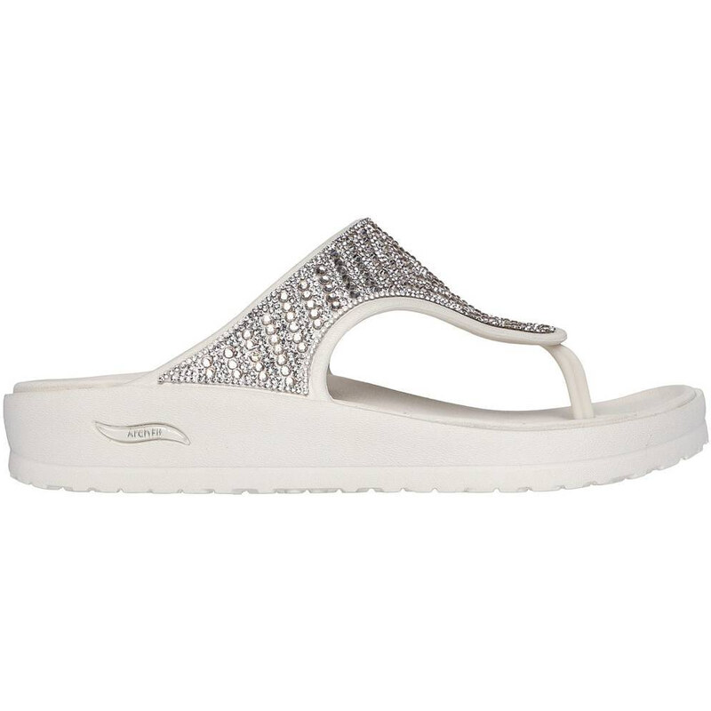 Γυναικείες Σαγιονάρες Skechers Foamies: Arch Fit Cali Breeze -Shine On ...