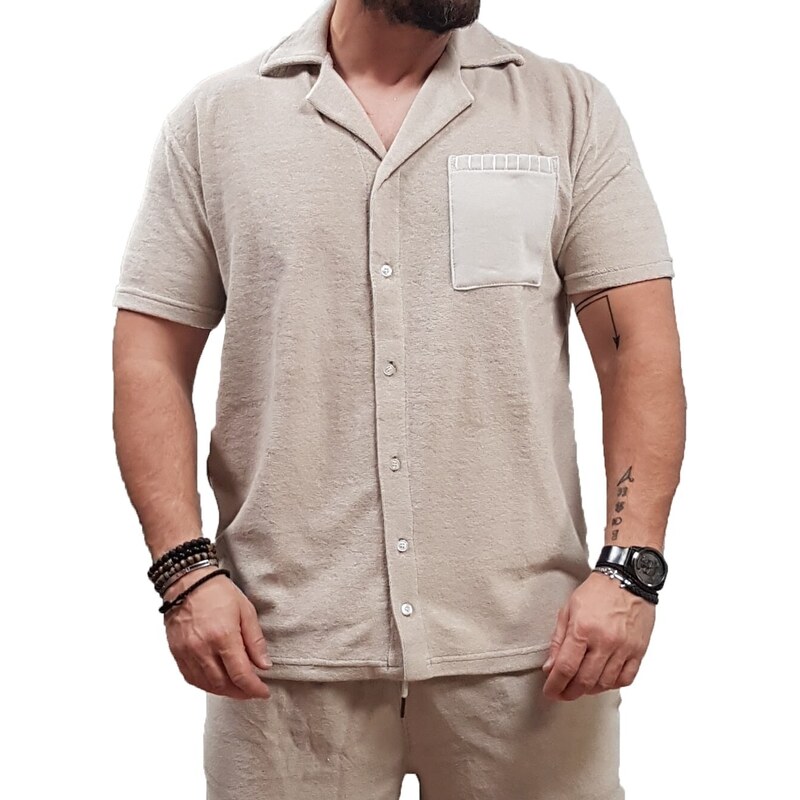 Martini MRT MRT Martini -GORDON- 4424 - Beige - Πουκάμισο - GLAMI.gr