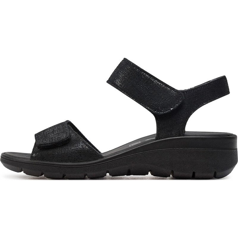 Imac Black Γυναικεία Ανατομικά Δερμάτινα Πέδιλα Μαύρα (557410 54250/011 ...