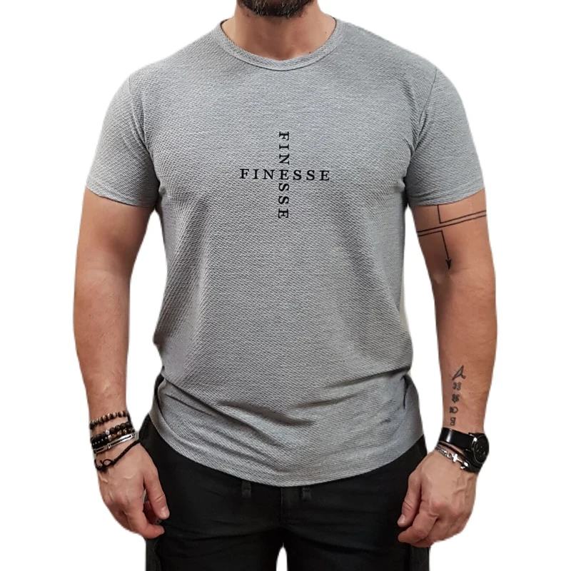 Martini MRT MRT Martini - 70993 - Grey - Slim Fit - Μπλούζα - GLAMI.gr