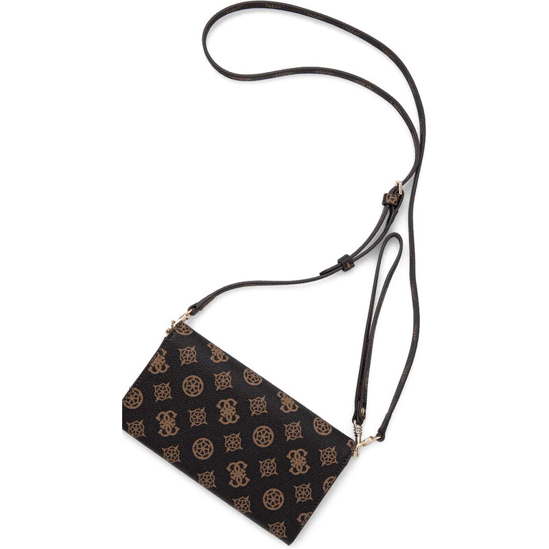 GUESS 'LAUREL' ΠΟΡΤΟΦΟΛΙ ΓΥΝΑΙΚΕΙΟ ΜΕ ΛΟΥΡΑΚΙ SWPG8500550-MLO - GLAMI.gr