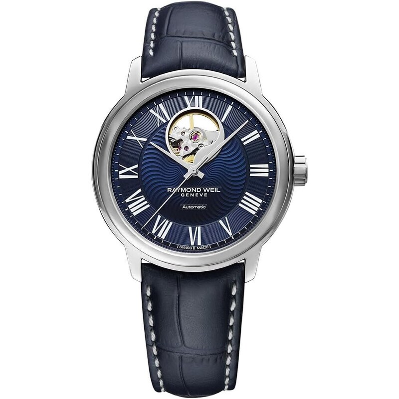 Raymond Weil Maestro Visible Balance Wheel 40mm μπλε καντραν - - GLAMI.gr
