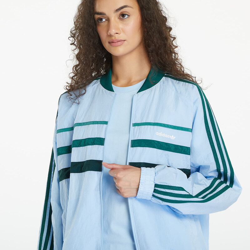 adidas Originals Γυναικεία αντιανεμικά adidas '80S Track Top Clear Sky ...