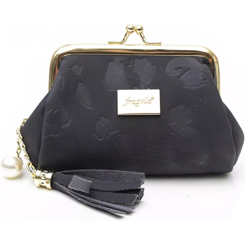 Fragola Κερματοθήκη Πορτοφόλι Με Στόμιο PC05CR-black-creatures - GLAMI.gr