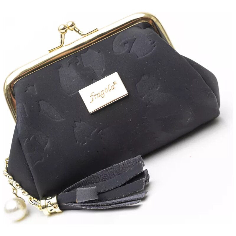 Fragola Κερματοθήκη Πορτοφόλι Με Στόμιο PC05CR-black-creatures - GLAMI.gr