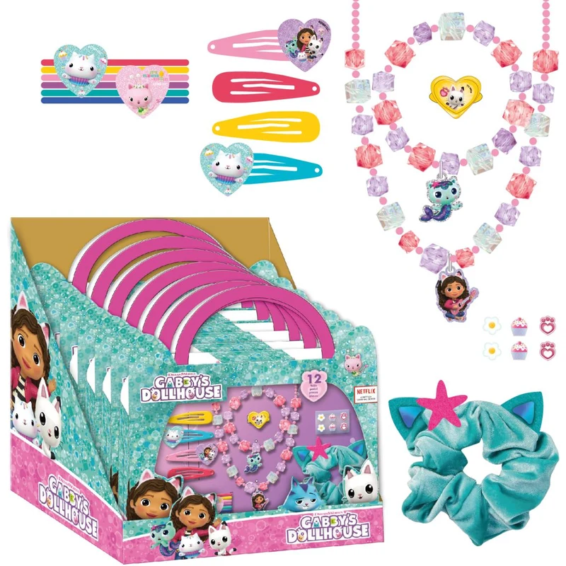 BEAUTY SET ACCESSORIES DISPLAY GABBY´S DOLLHOUSE - GLAMI.gr