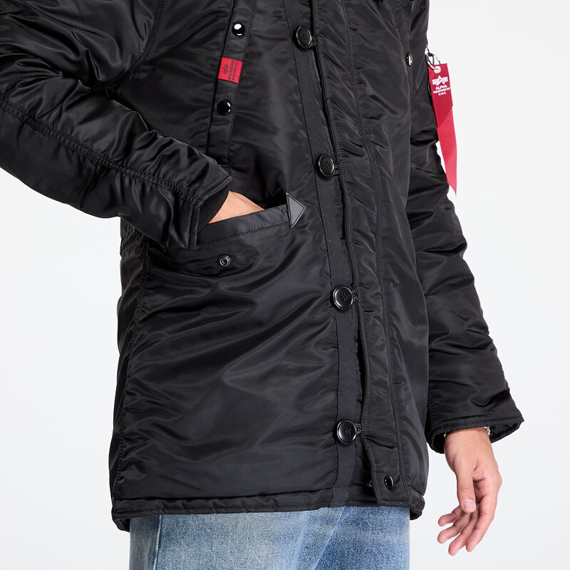 Alpha Industries Inc. Μπουφάν Alpha Industries N-3B Airborne Black L ...