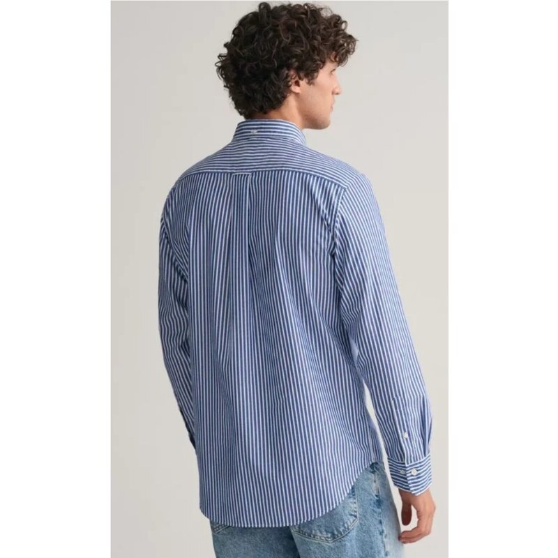 ΠΟΥΚΑΜΙΣΟ GANT Regular Fit Poplin Stripe - GLAMI.gr