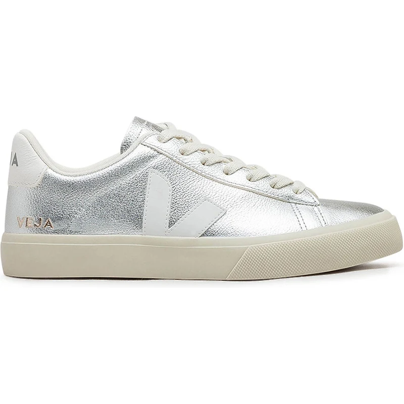 Veja Campo Chromefree Leather Silver_White Γυναίκες - Αθλητικά ...