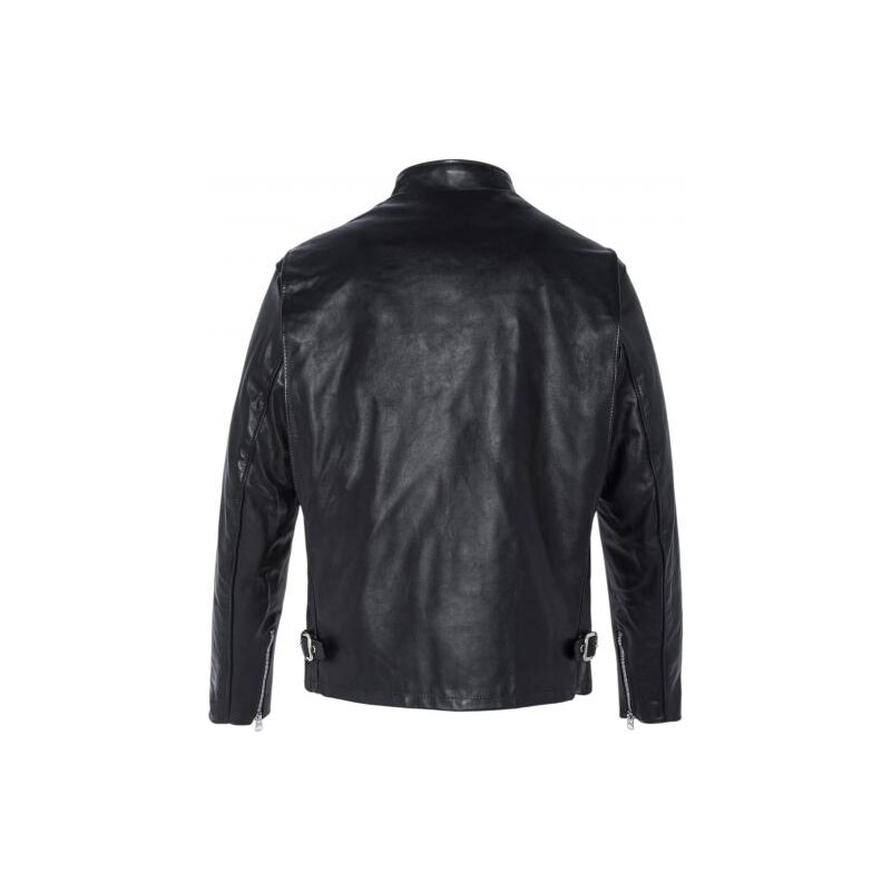 SCHOTT NYC Classic Racer Leather Motorcycle Jacket SCHOTT 141 BLACK ...