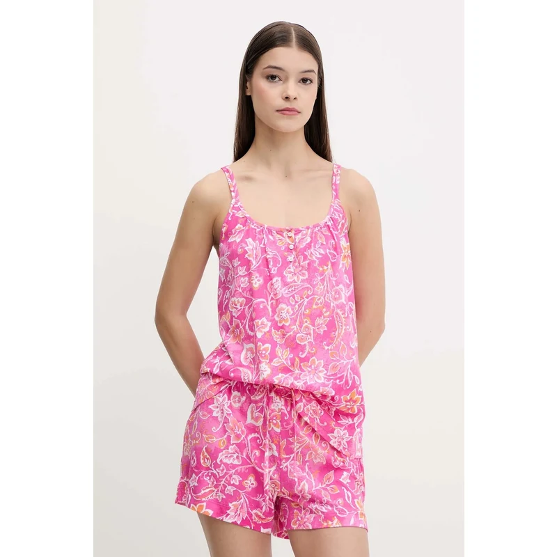 Πιτζάμα Lauren Ralph Lauren χρώμα: τιρκουάζ, ILN12428 - GLAMI.gr